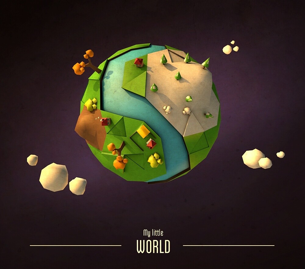 ArtStation - Low poly // World