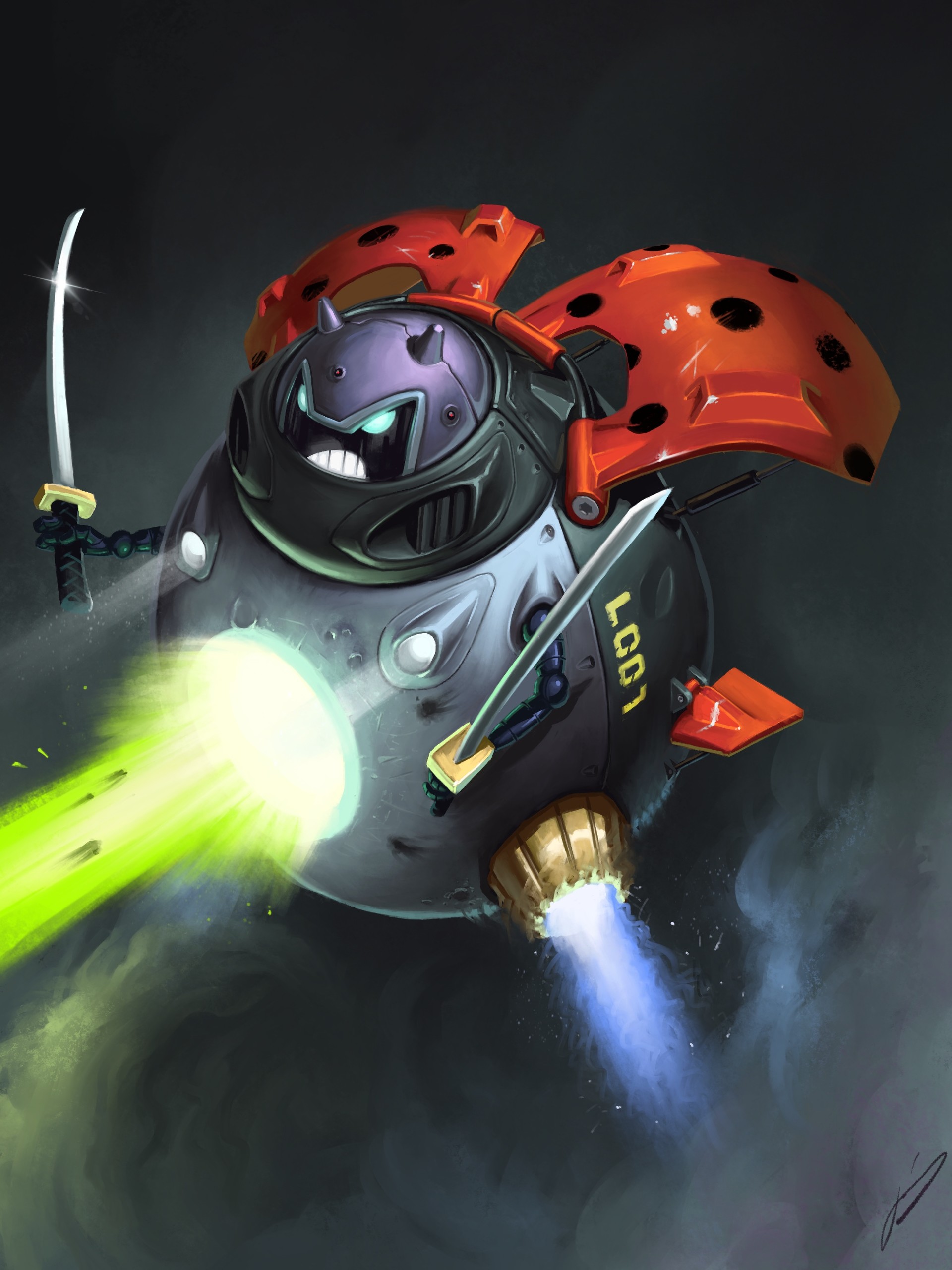 ArtStation - CDchallenge insect warrior