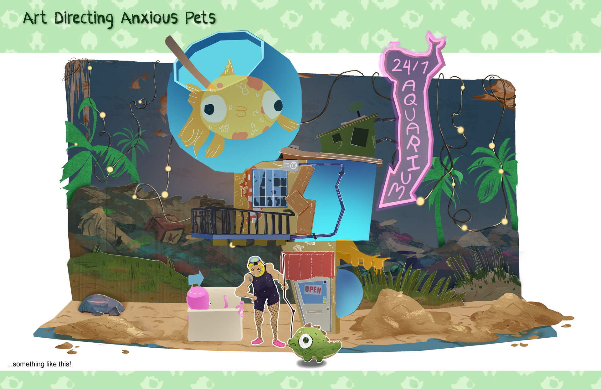 Elizabeth Chee - Anxious Pets Concept Work