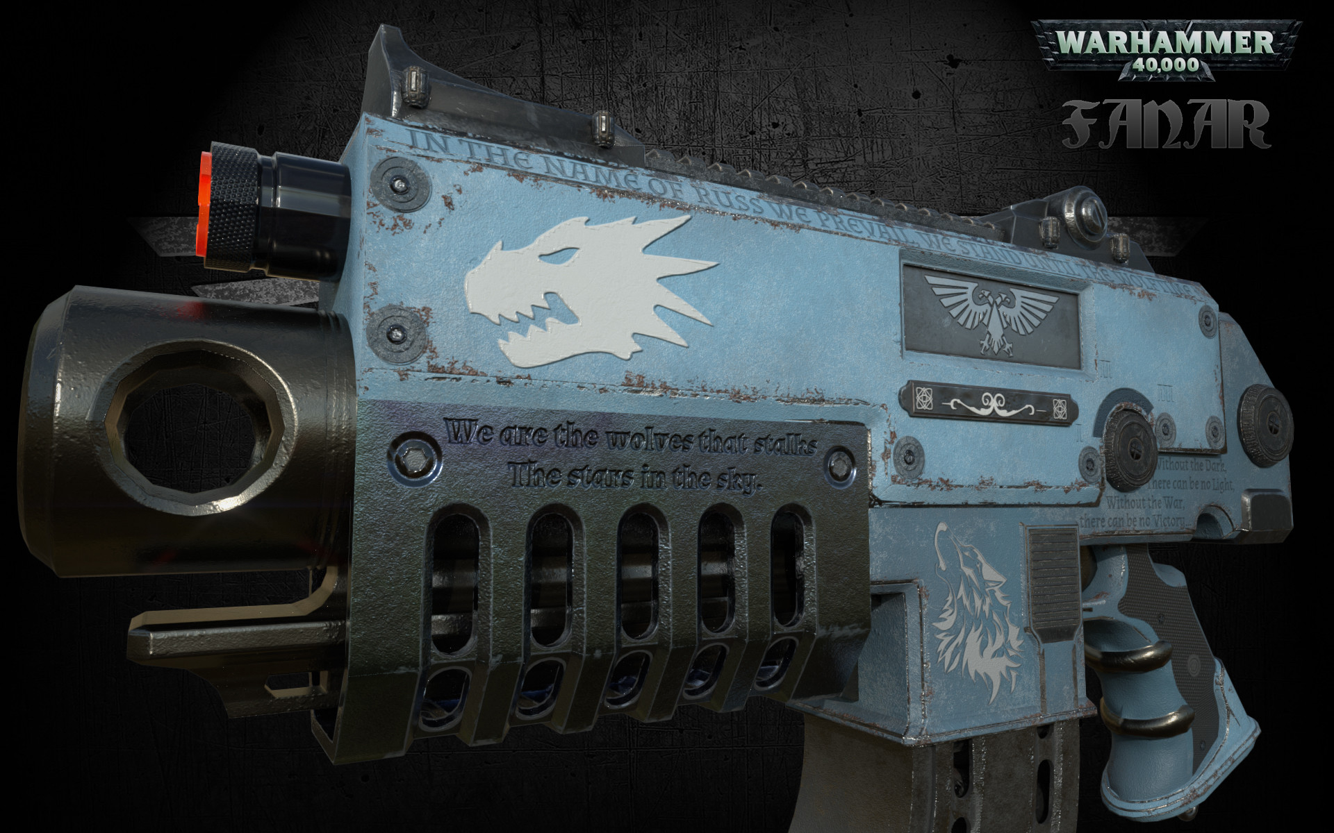 ArtStation - Standard Adeptus Astartes "Asaheim" Pattern Bolter.