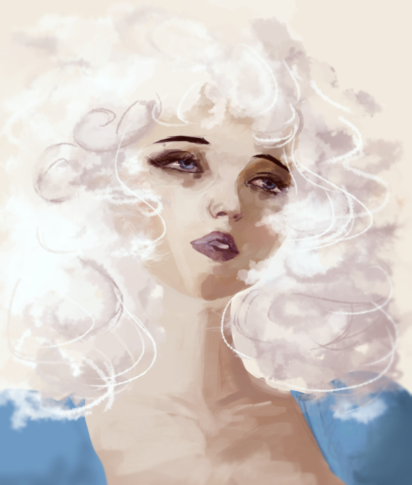 ArtStation - Cloud lady