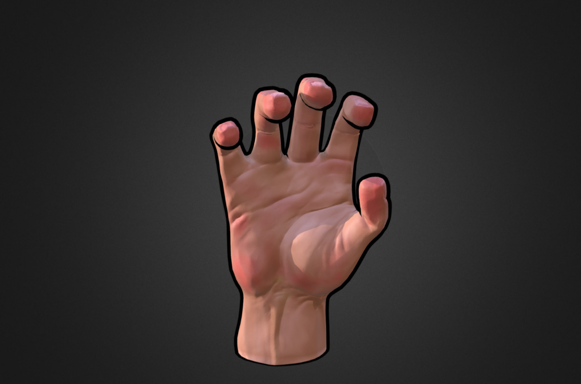 ArtStation - FPS hand