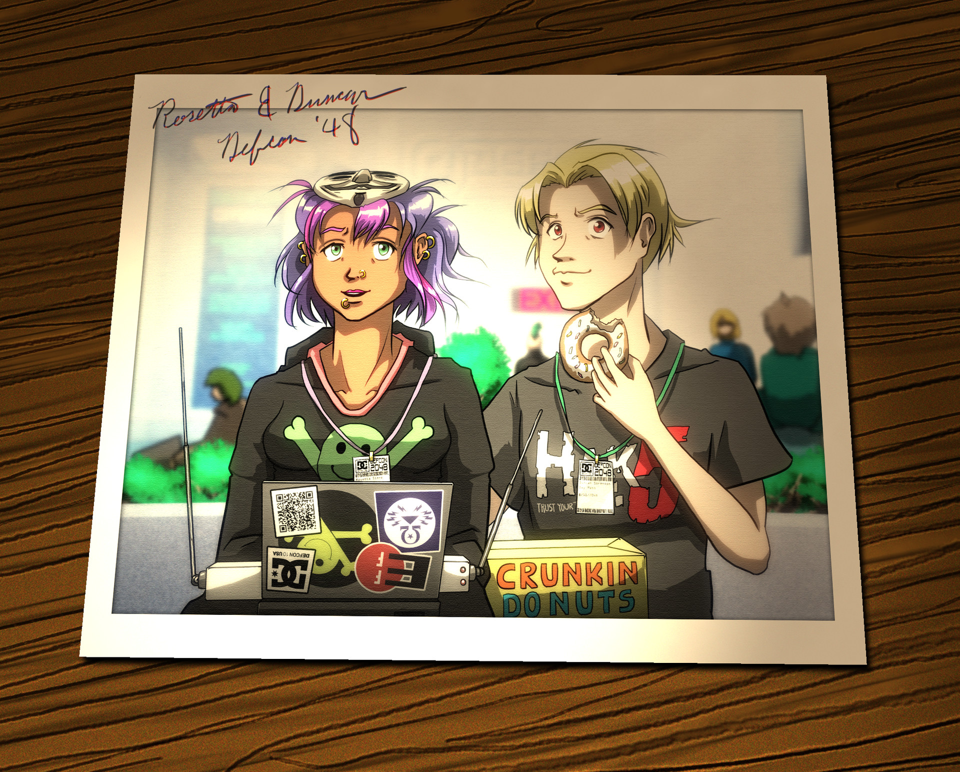 ArtStation - Duncan and Rosetta, Defcon 2048