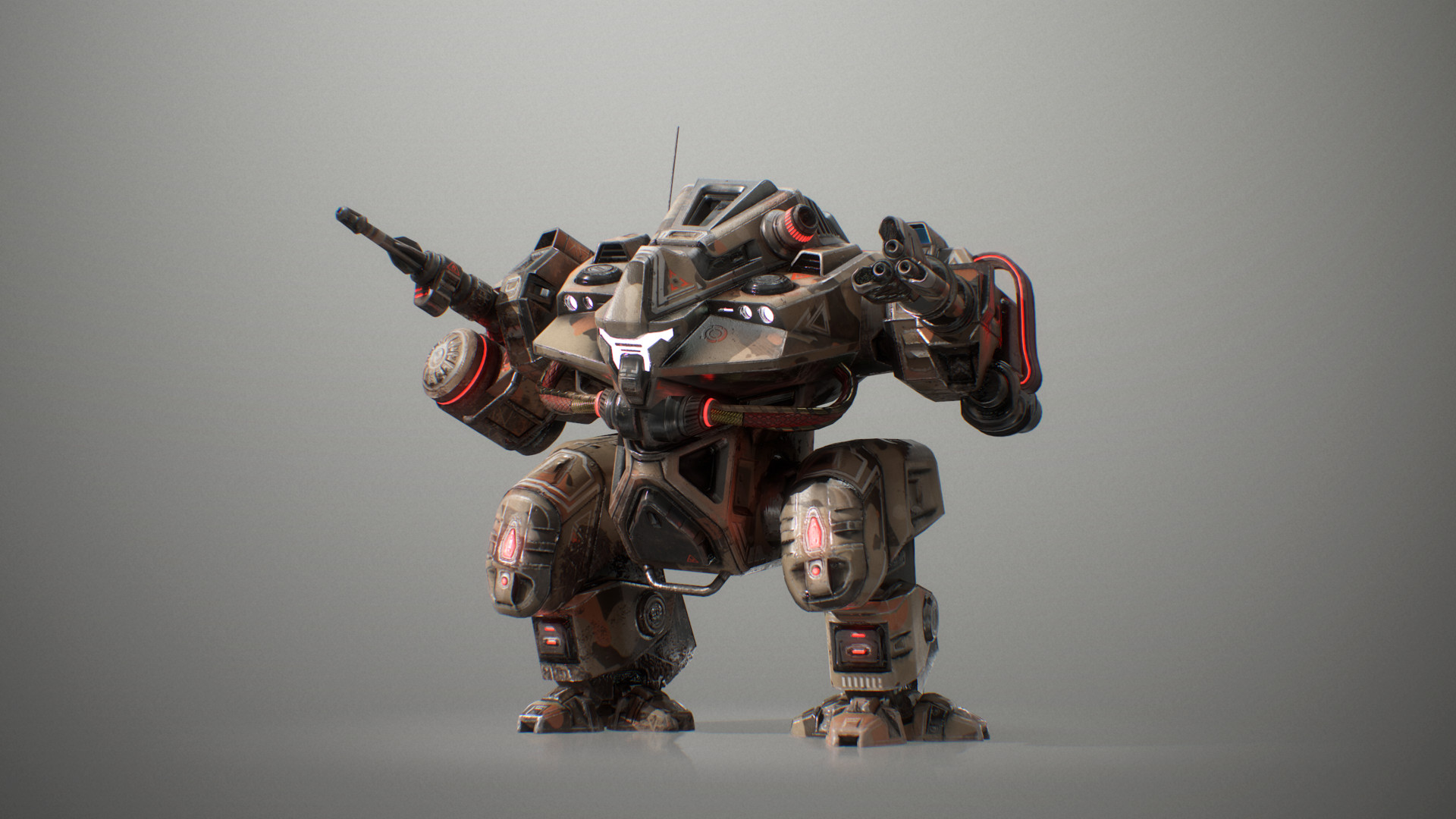 ArtStation - Battle Mech, Asyraf Braza
