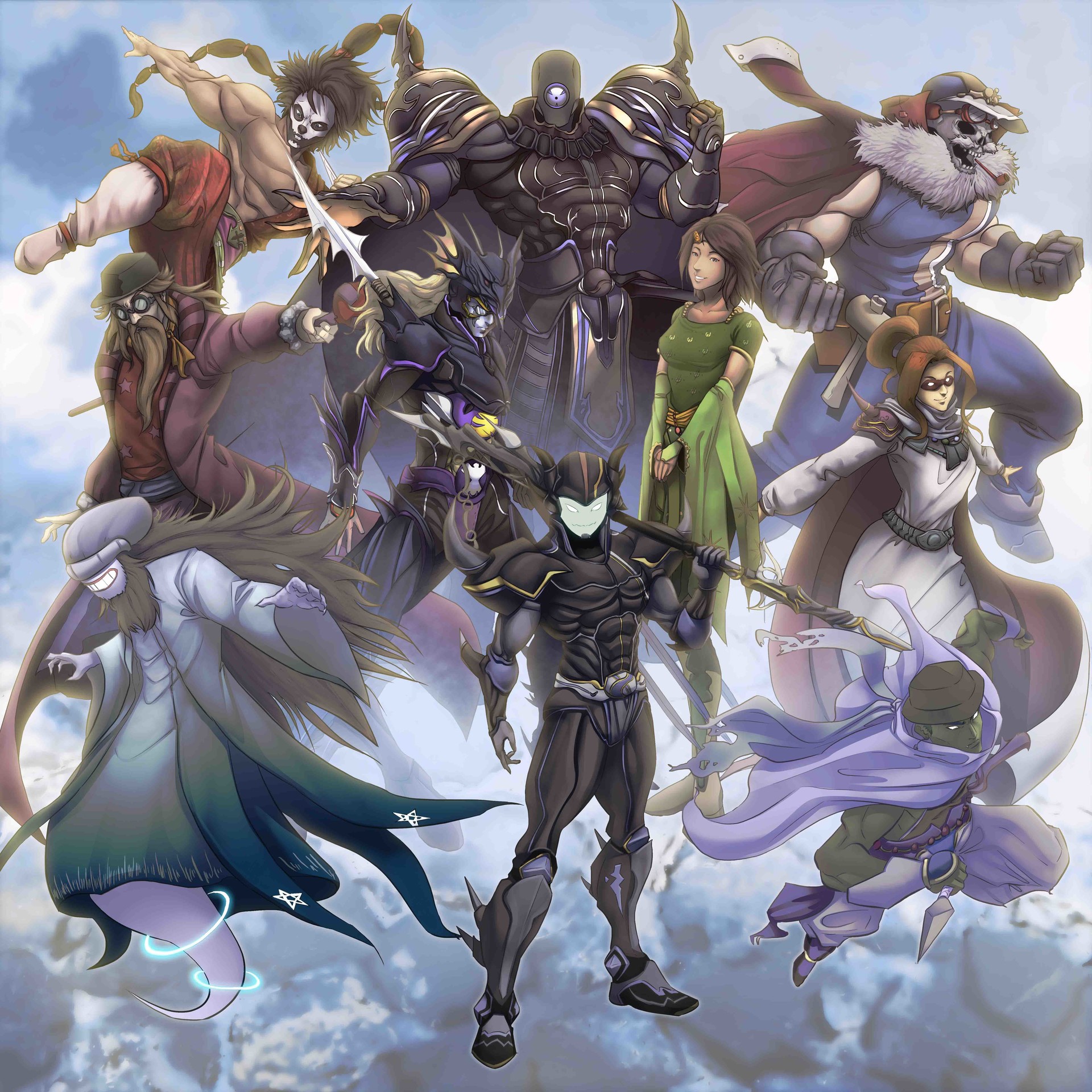 ArtStation - those shadow people reimagine