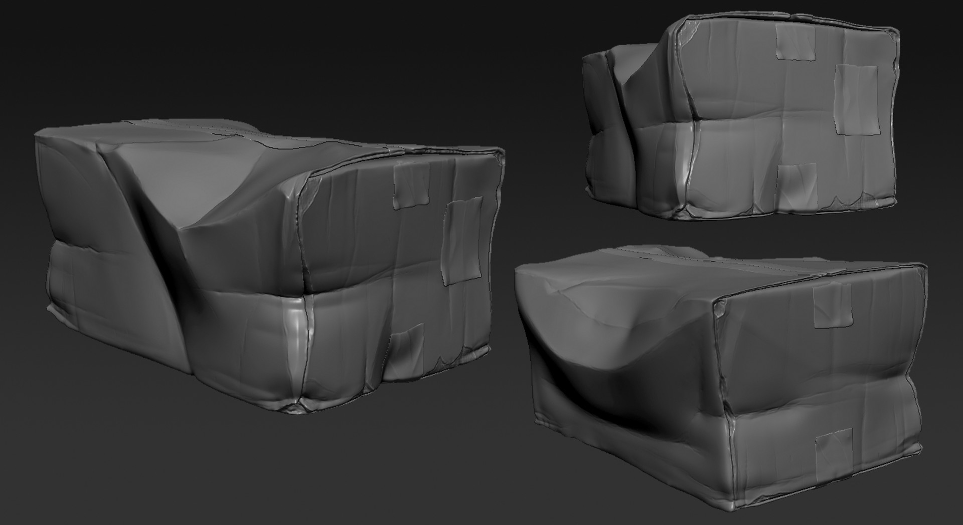 ArtStation - broken box Hires