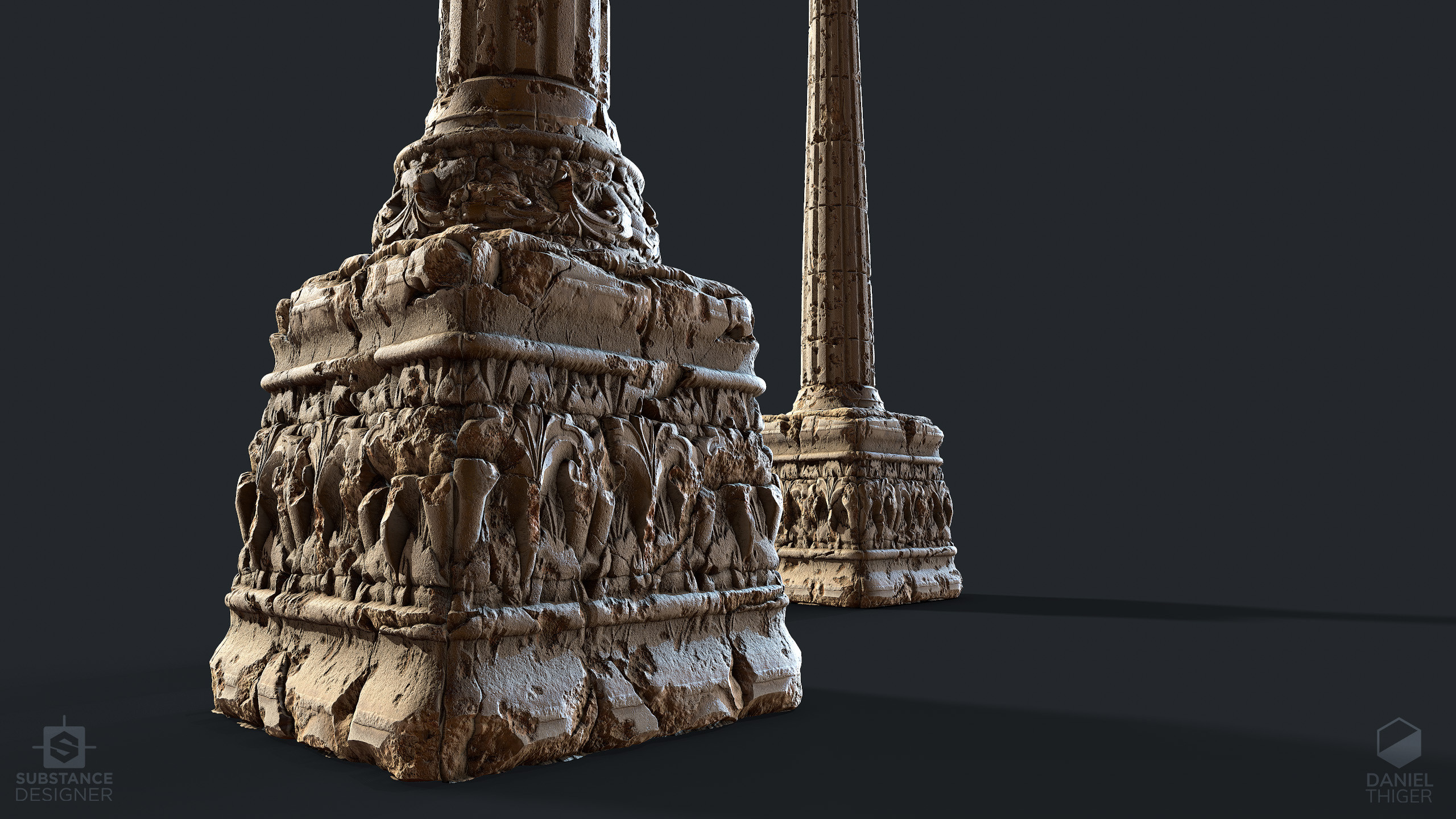 Daniel Thiger - Substance Designer Roman Architecture