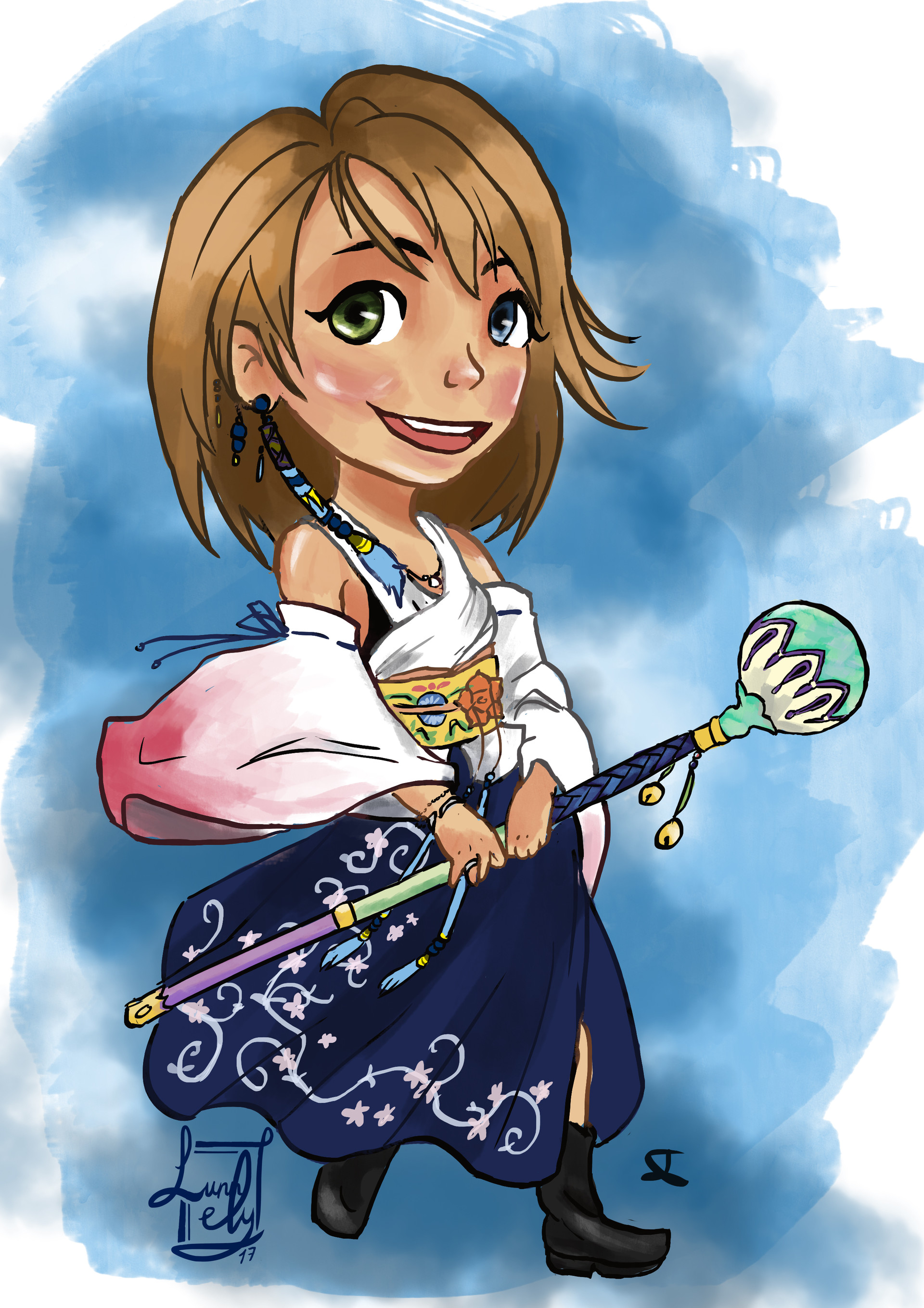 ArtStation - Yuna chibi