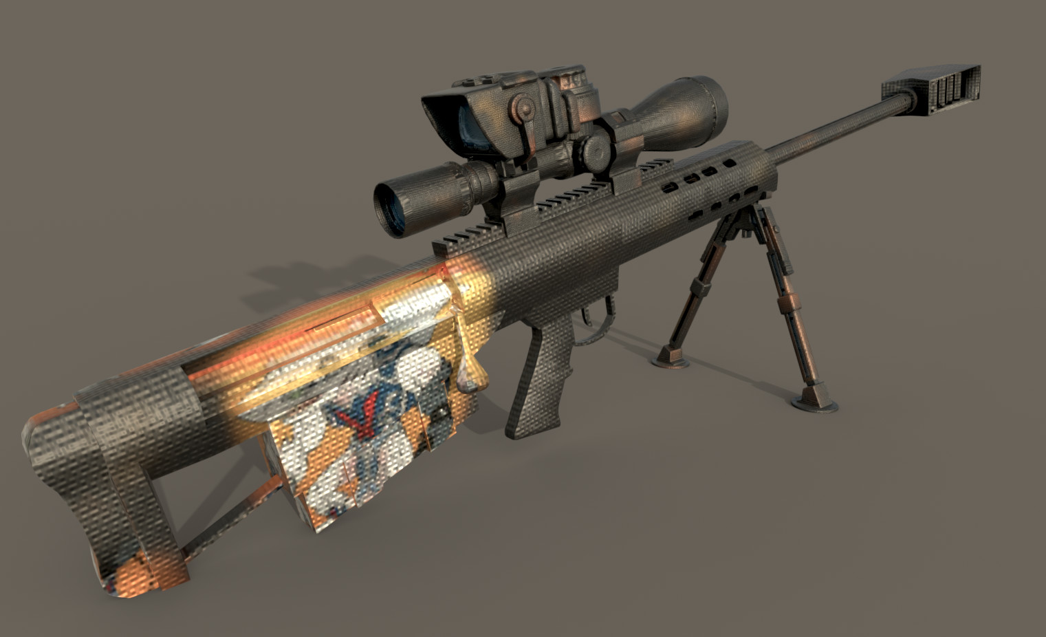 ArtStation - Barret M95 Shark