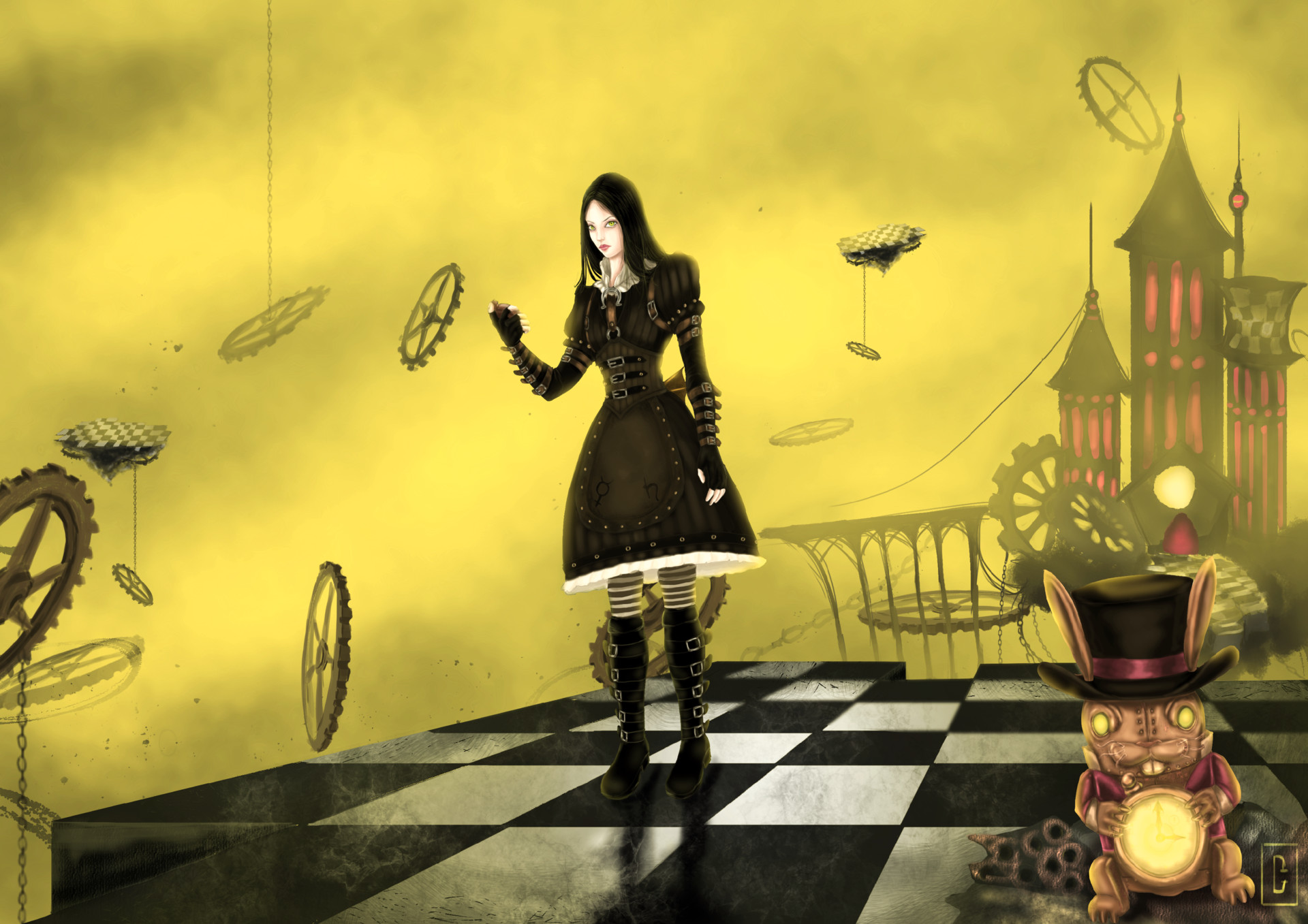 ArtStation - The Madness of alice