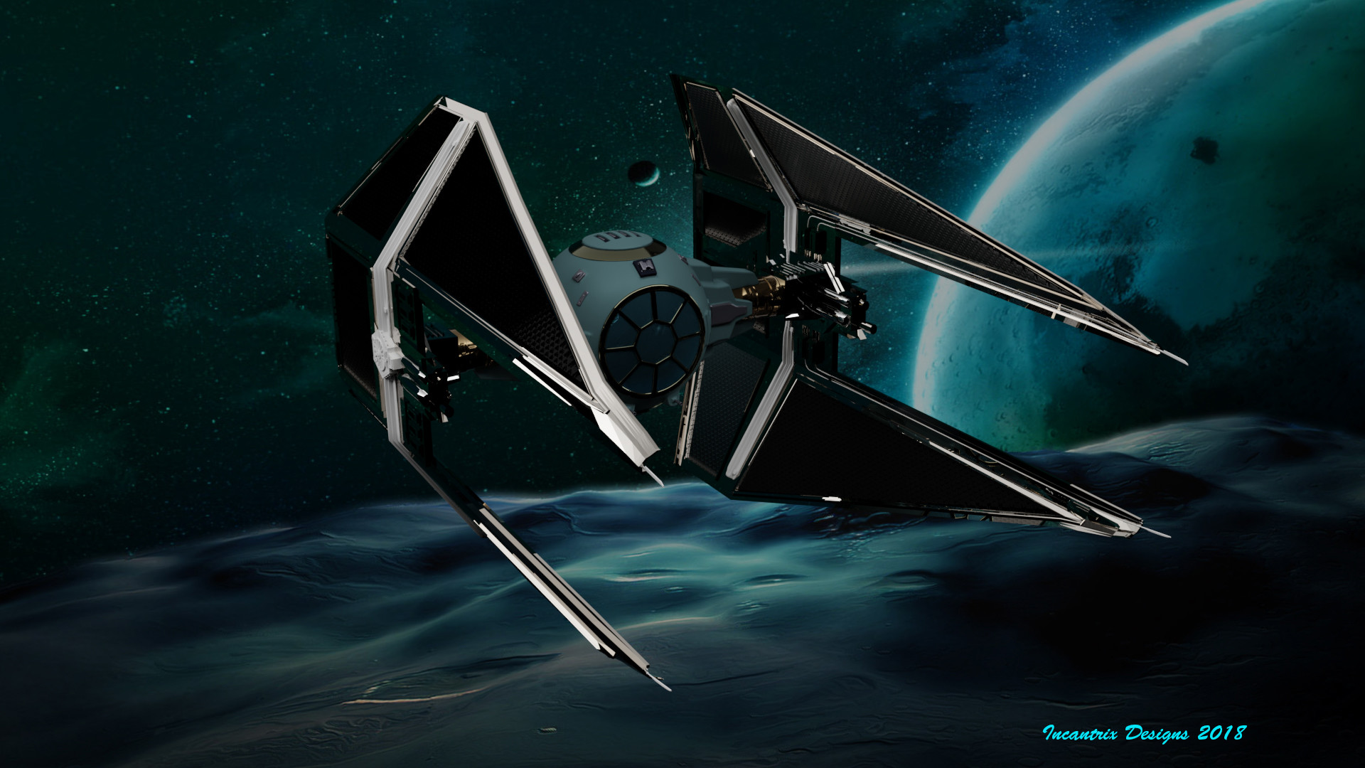 ArtStation - Tie Interceptor