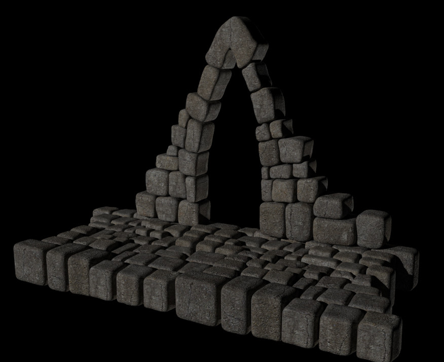 ArtStation - Stone Gothic Arch