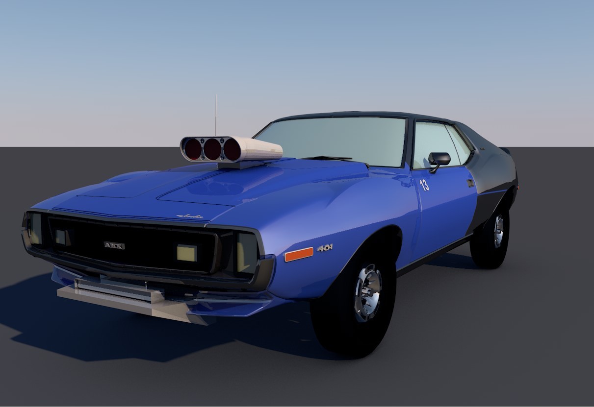 Laszlo Ven - Dropkick - AMC Javelin AMX 3D Model