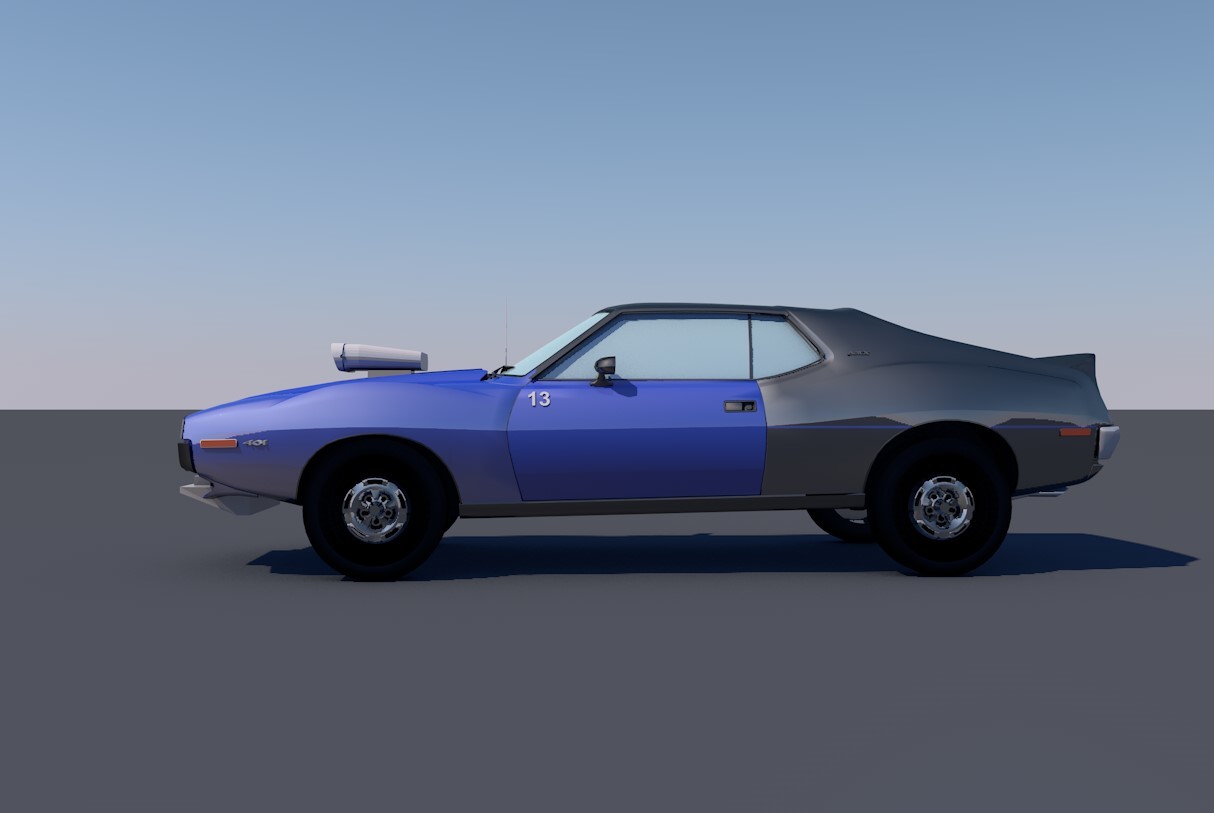 Laszlo Ven - Dropkick - AMC Javelin AMX 3D Model
