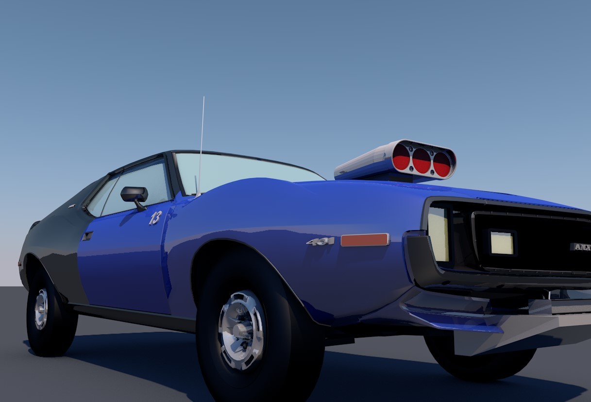 Laszlo Ven - Dropkick - AMC Javelin AMX 3D Model