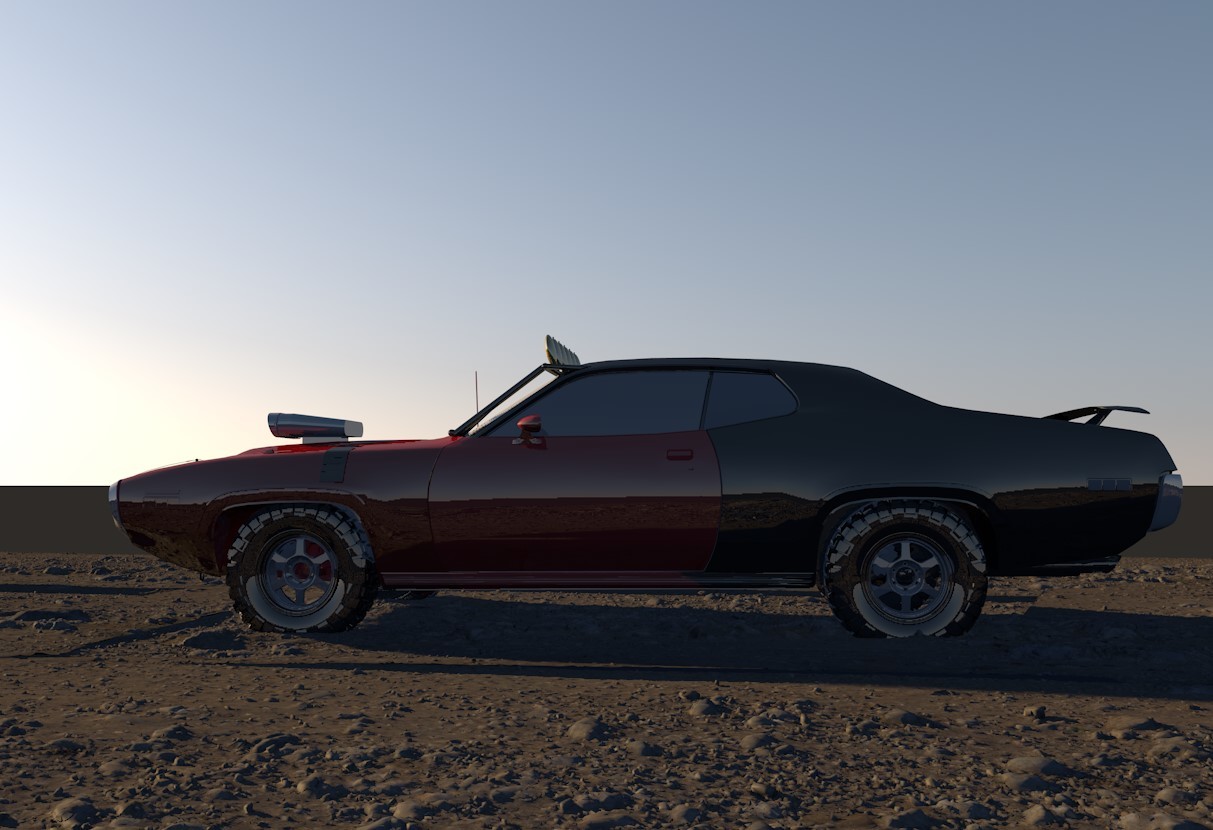 Laszlo Ven - Shatter - Plymouth GTX 3D Model