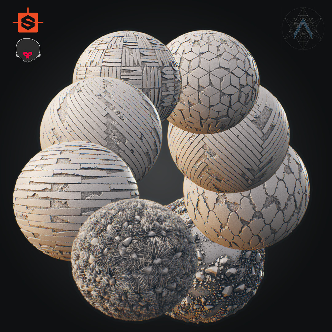 ArtStation - Scatter Patterns Study