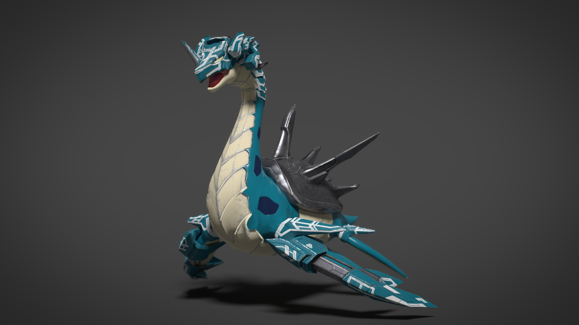 ArtStation - No.131 Armor Lapras