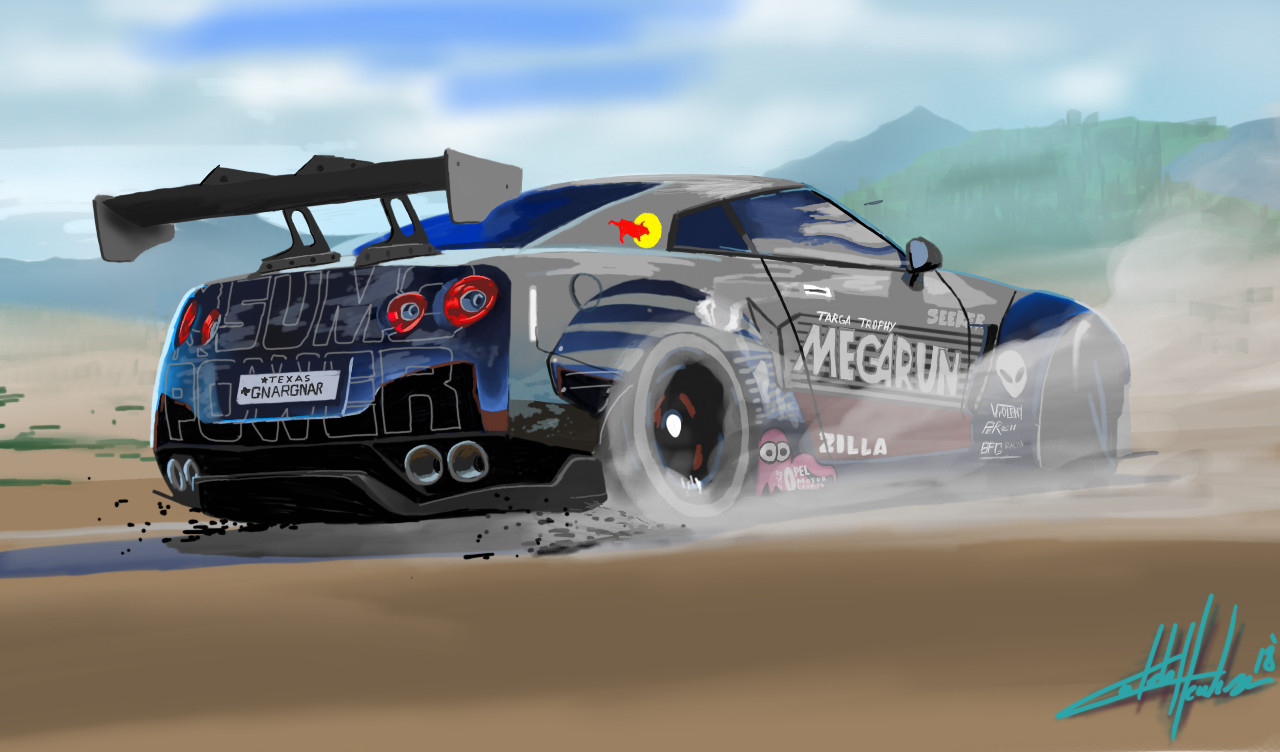 ArtStation - Nissan GTR R35