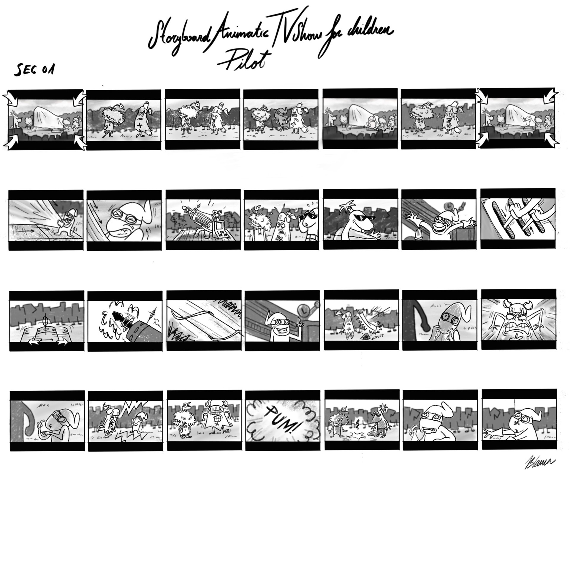 ArtStation - Storyboard Animatic Pilot proyect. 2017