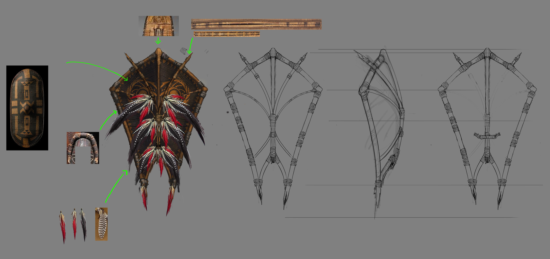 ArtStation - Trible Monster Shield