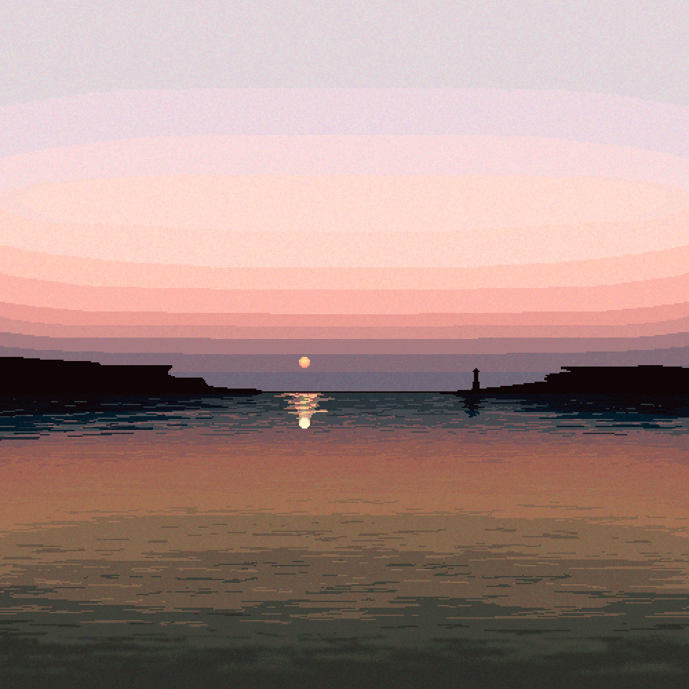 ArtStation - Pixel illustration #05 // Horizon