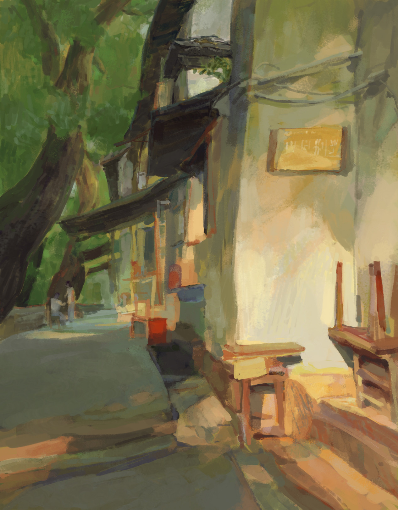 ArtStation - chinese old town