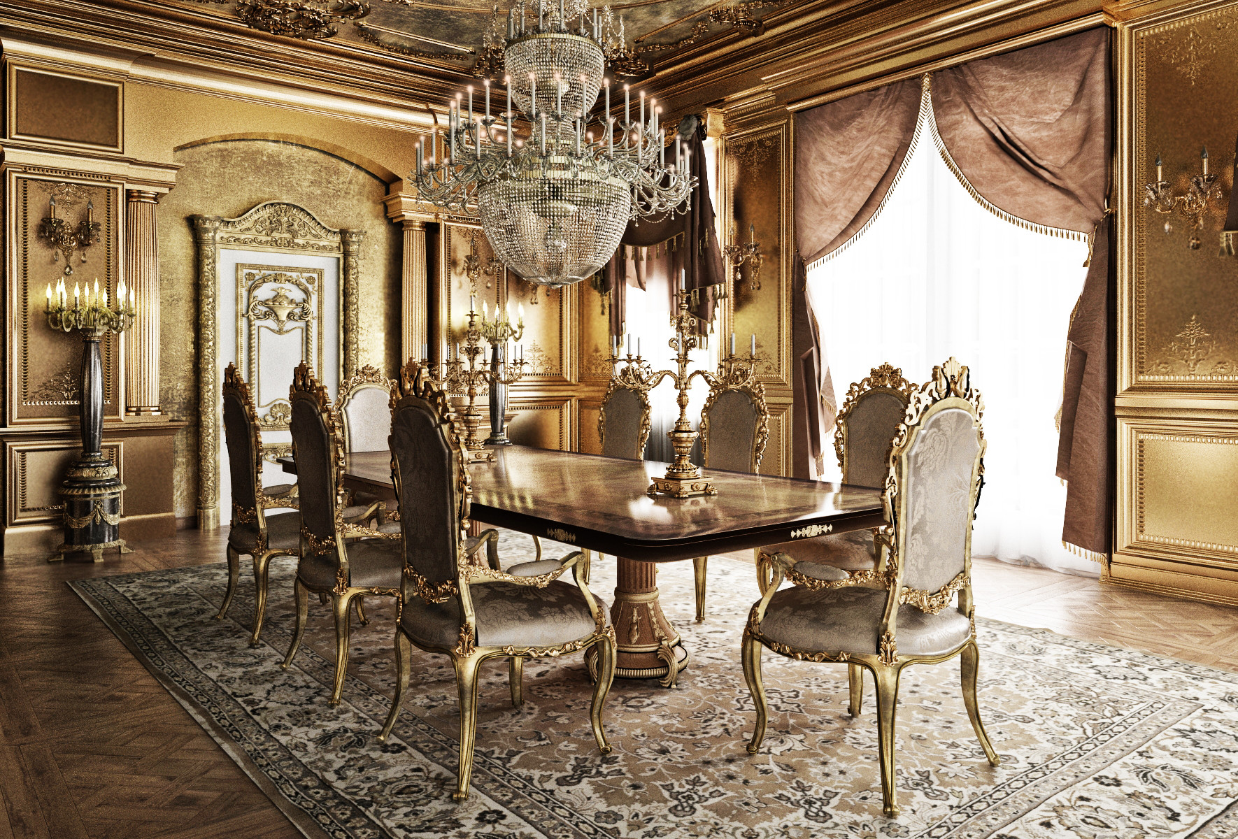 ArtStation - Classic dining room