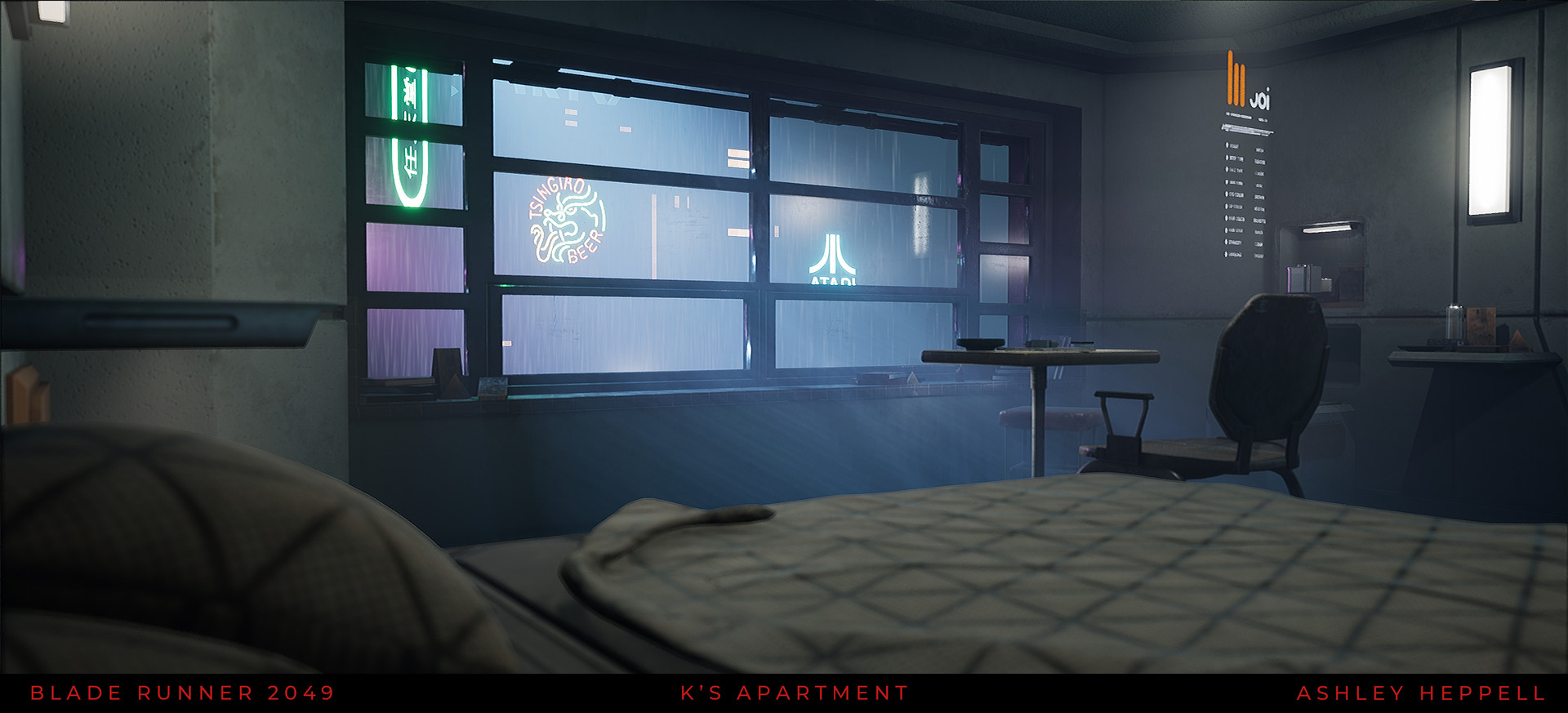 Ashley Heppell - Blade Runner 2049 K's Apartment
