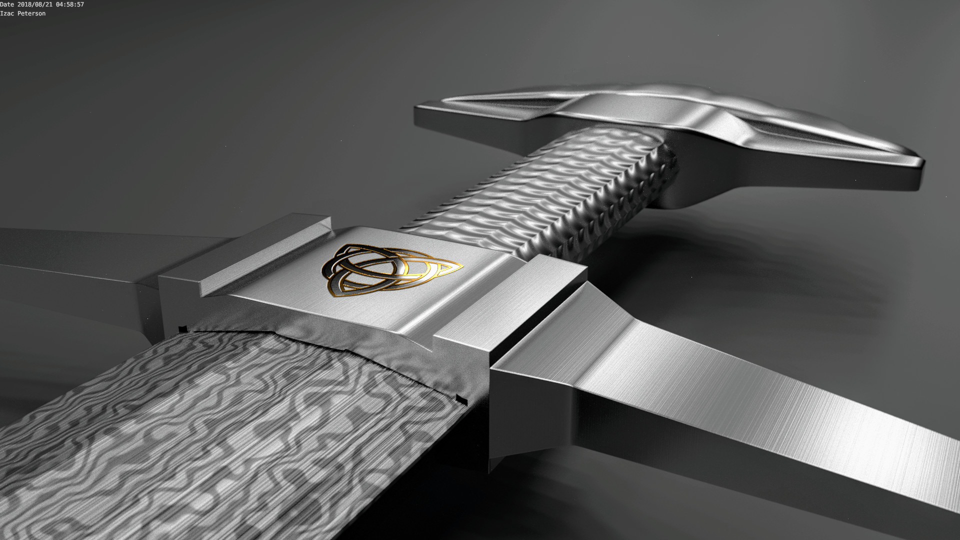 ArtStation - Damascus Viking Sword