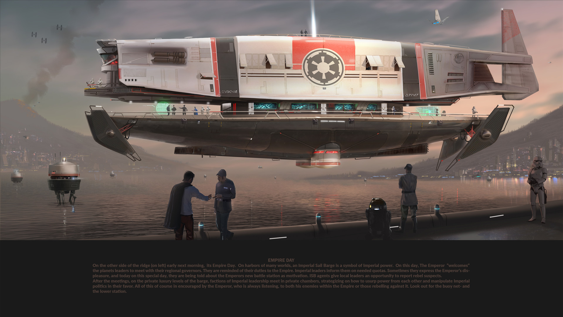 Christian A Piccolo Concept Art - Star Wars-ILM Challenge-Imperial Sail ...