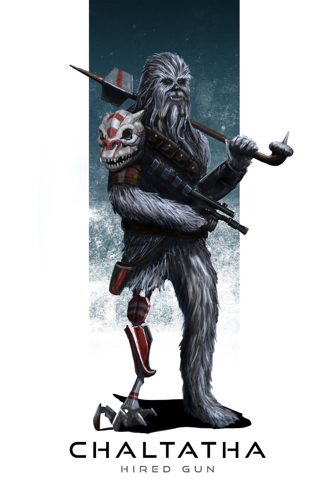 ArtStation - Chaltatha: Wookiee Hired Gun