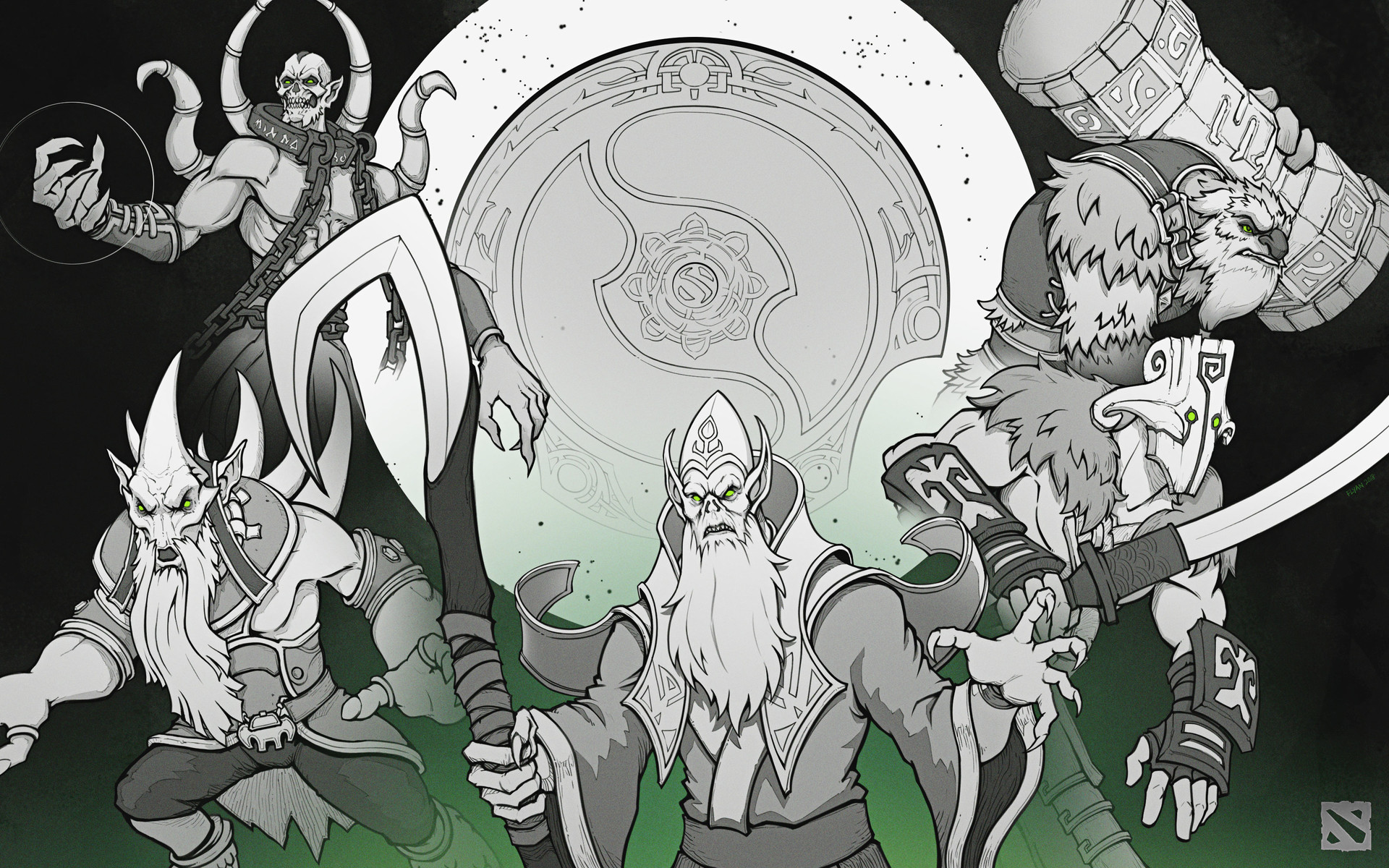 ArtStation - Dota2 TI8 FanArt