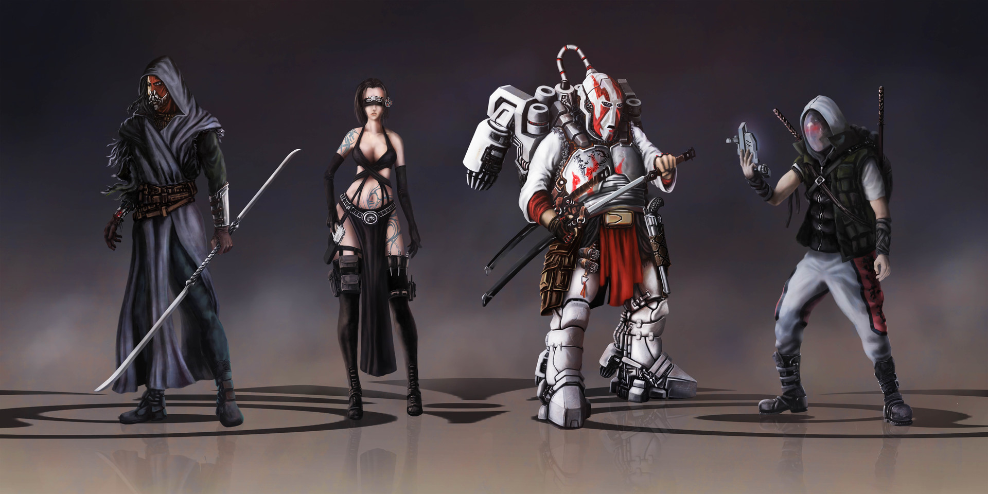 ArtStation - Samurai vs Shinobi