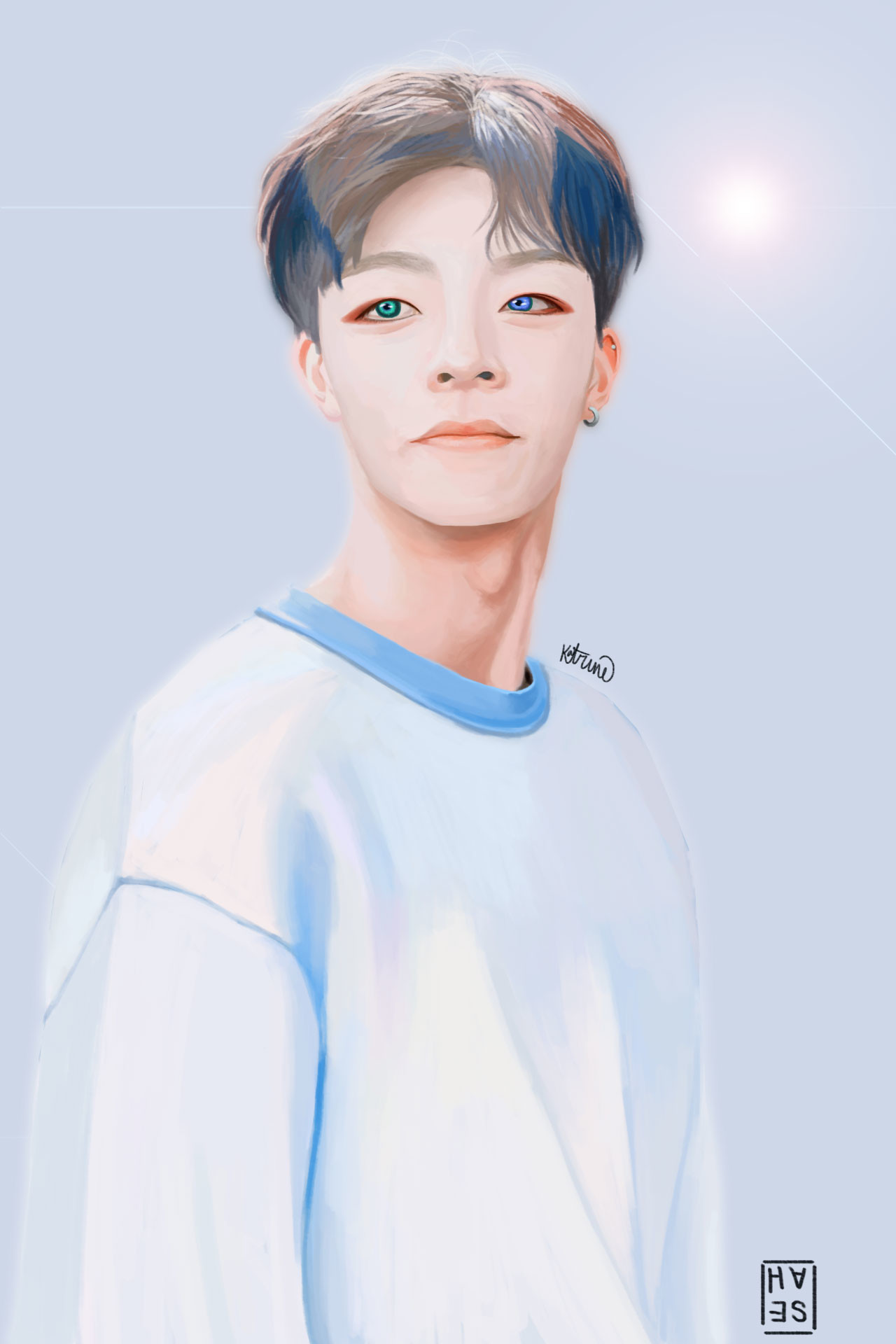 ArtStation - Digital Portrait - 9 Percent Chen Li Nong