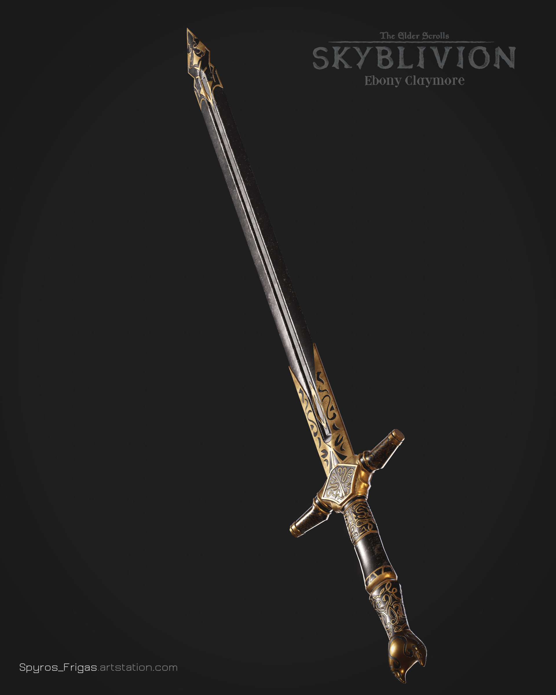 Ebony Sword Oblivion