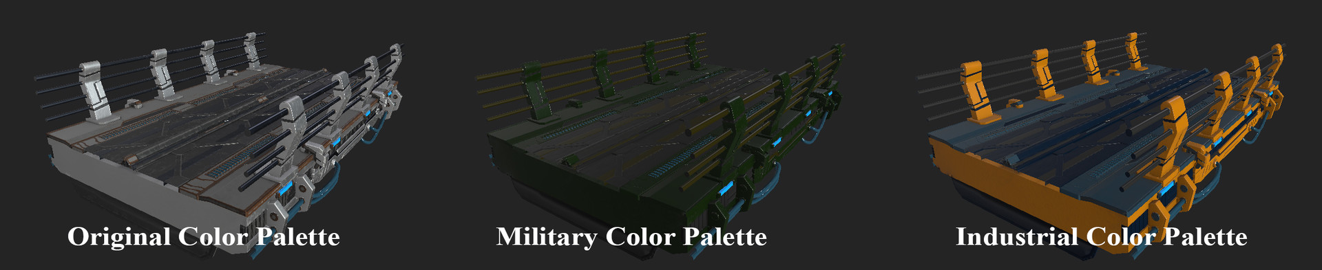 ArtStation - Trim Bridge (Color Palettes)