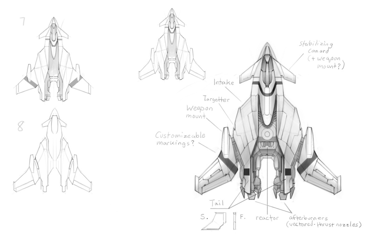 ArtStation - Velociraptor - Player Ship