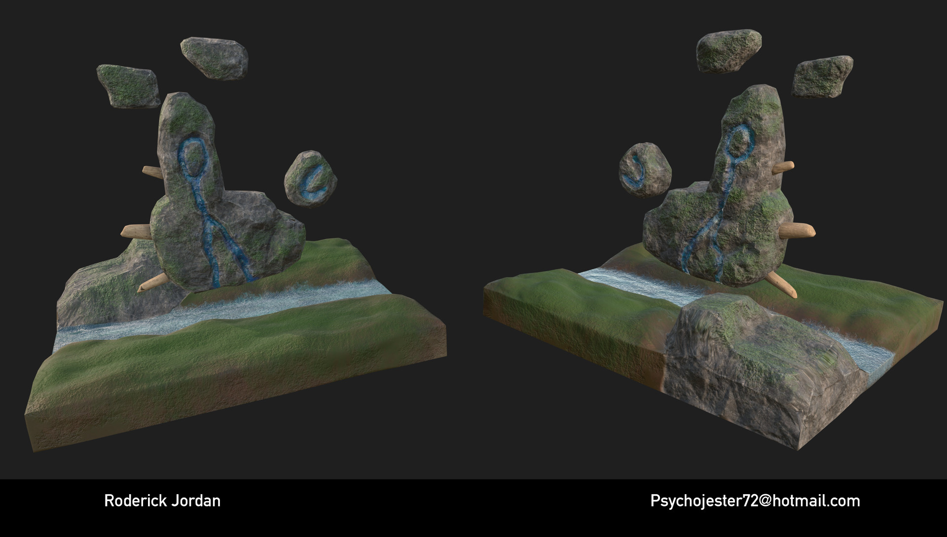 ArtStation - Final Milestone: Floating rocks