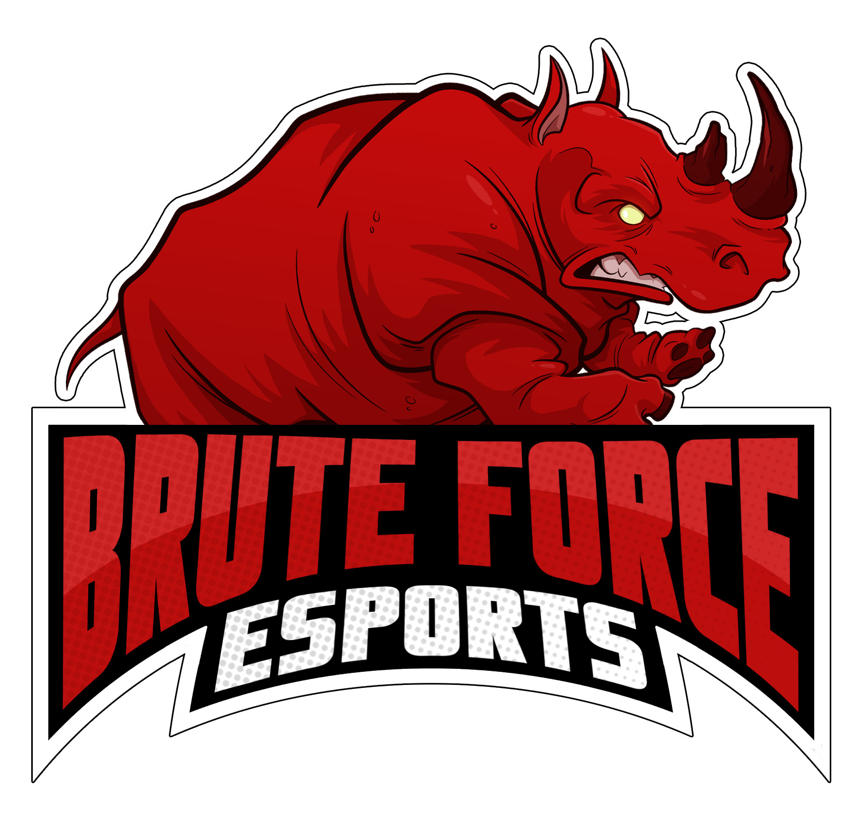 ArtStation - Brute Force eSports Rhino Logo