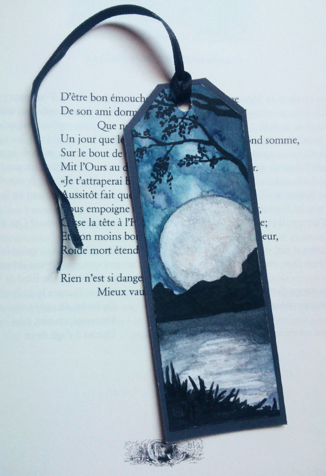 ArtStation - Watercolor practice - Handmade bookmarks x3