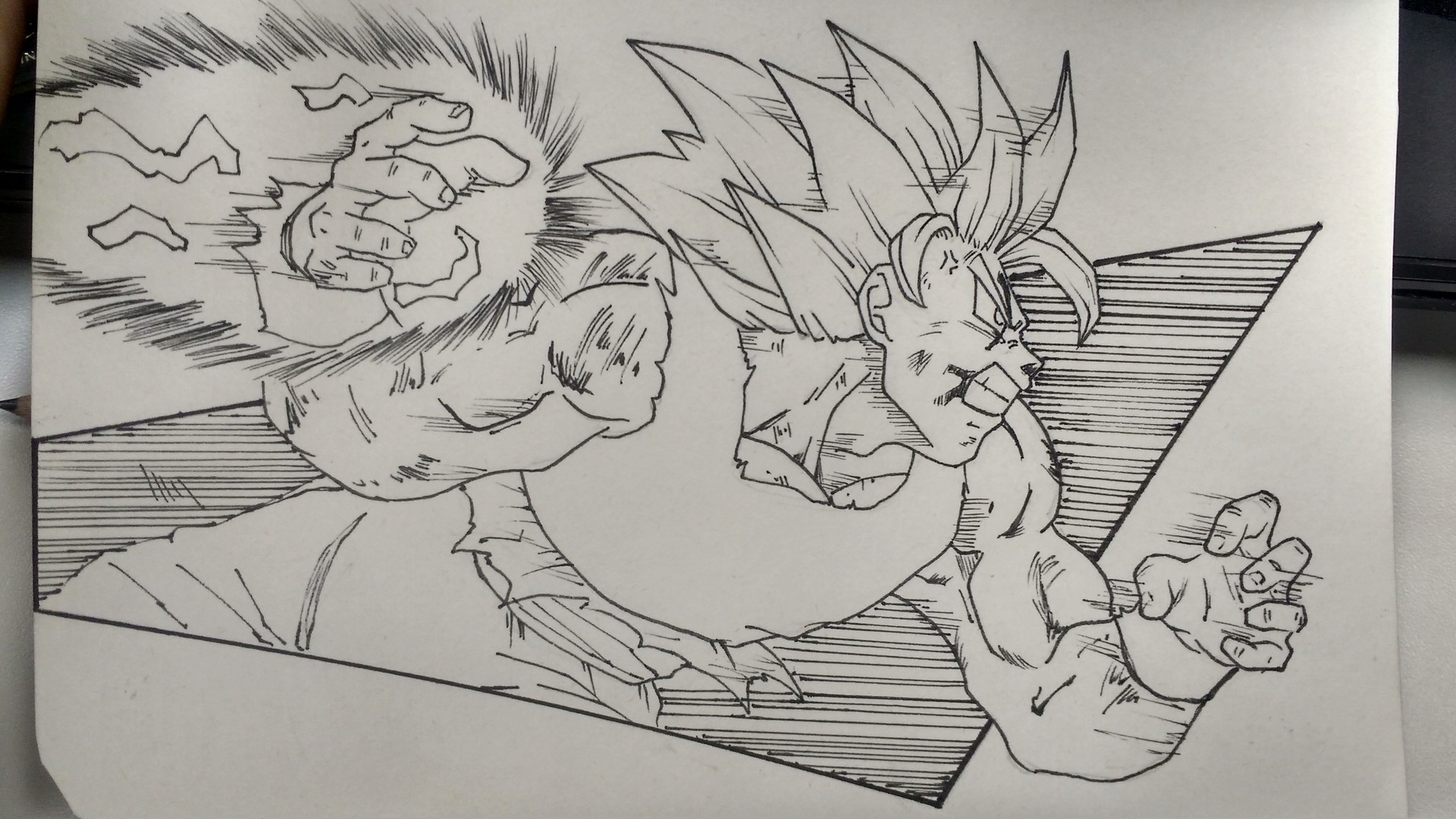 how to draw goku ssgss