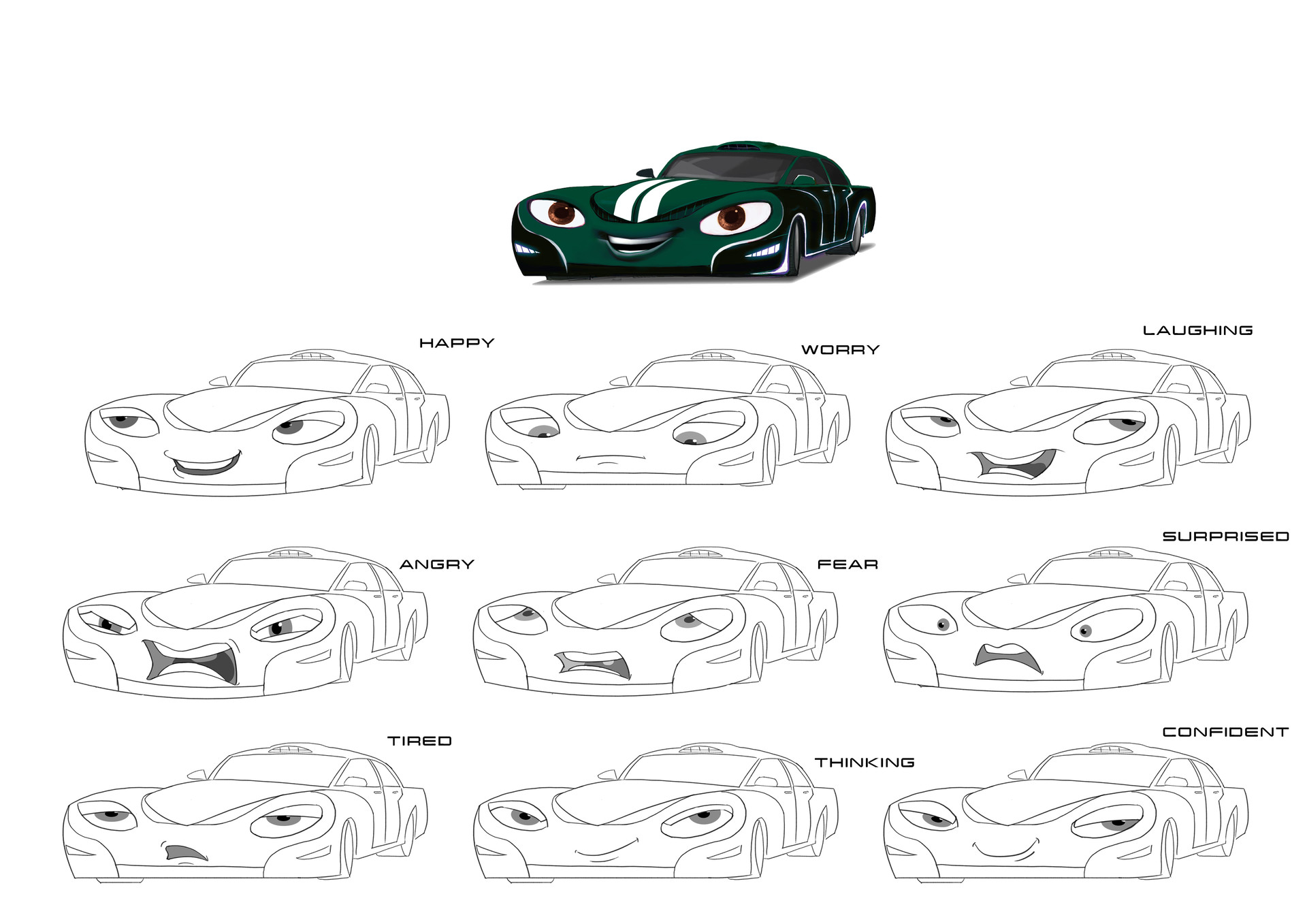 erick sulaiman - Wheely Character Designs