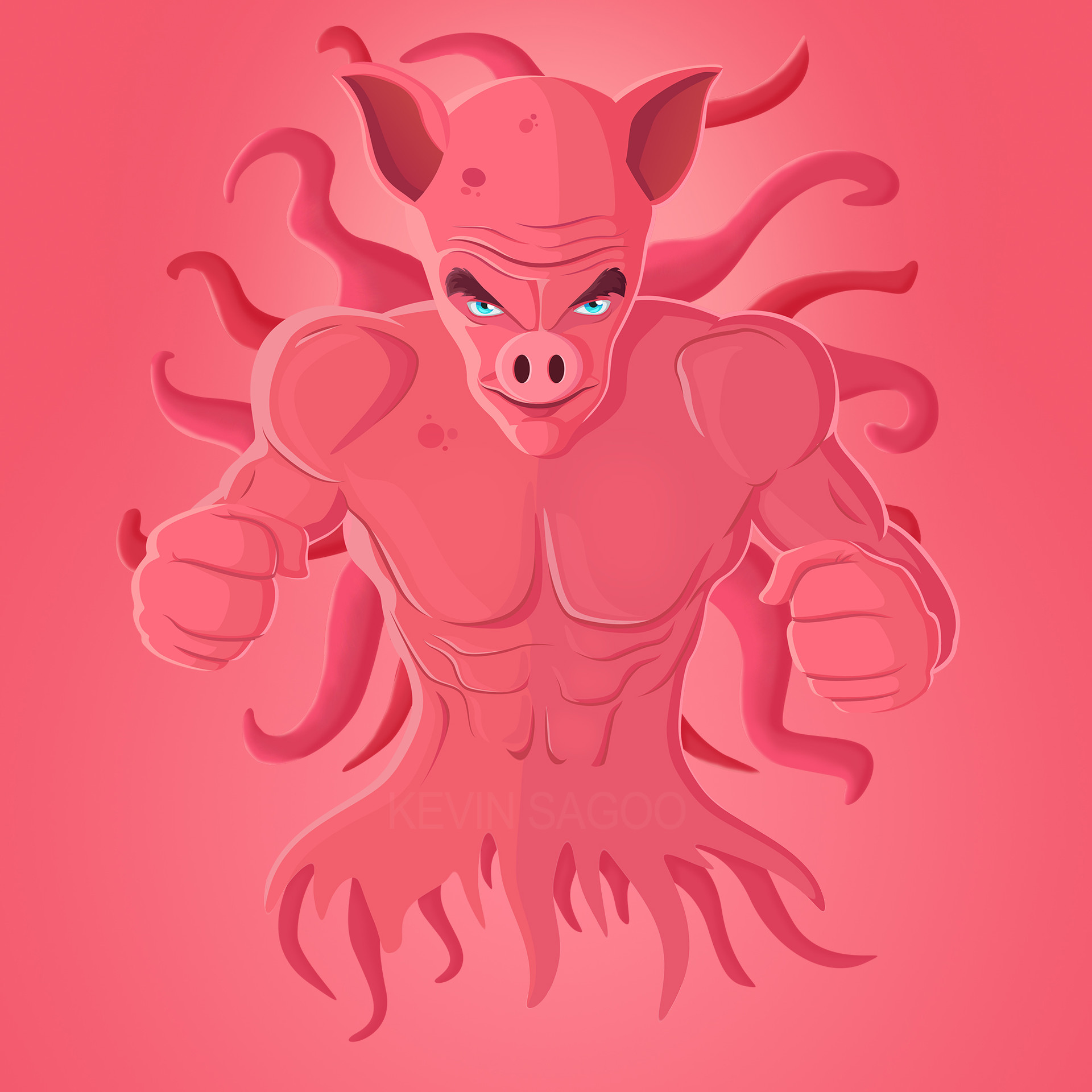 ArtStation - Fighter_Pig