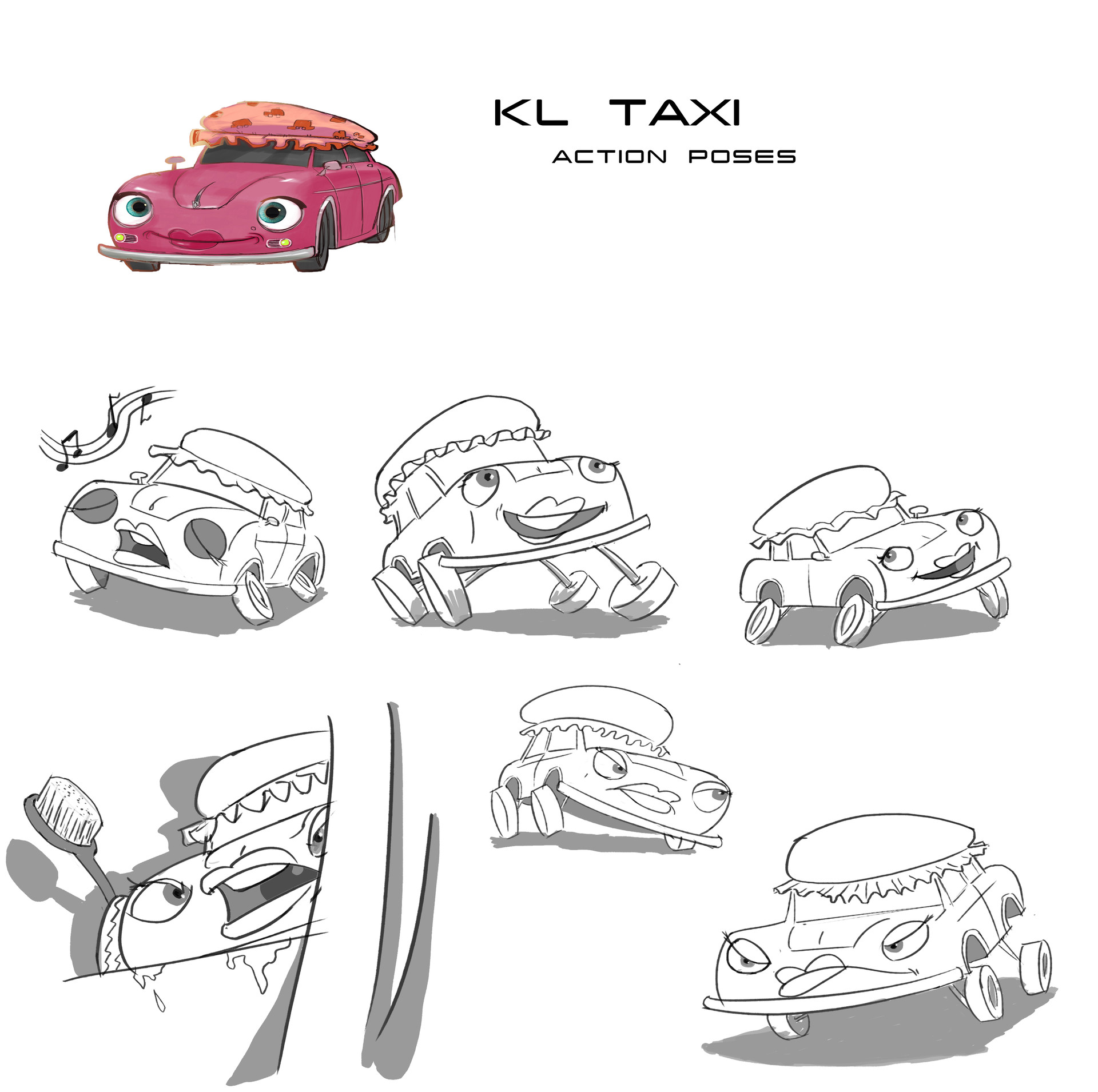 erick sulaiman - Wheely Character Designs