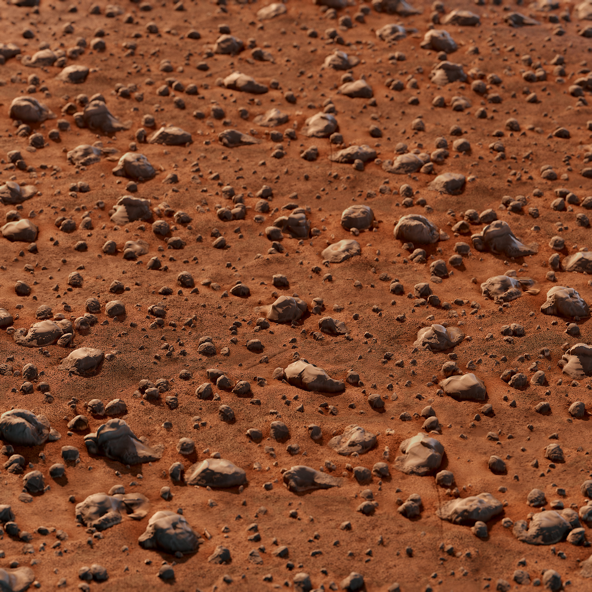 mars surface material