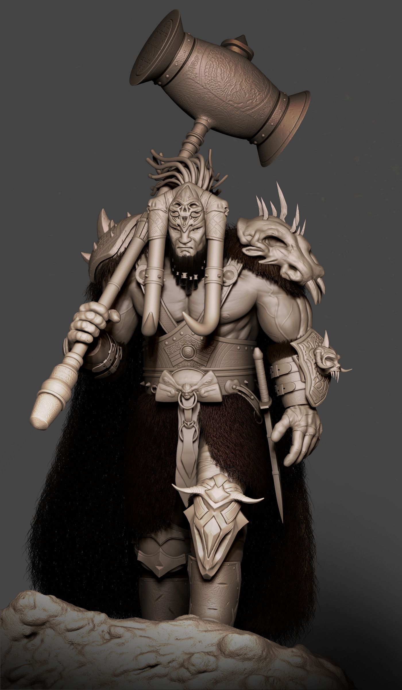 ArtStation - Blue Orc