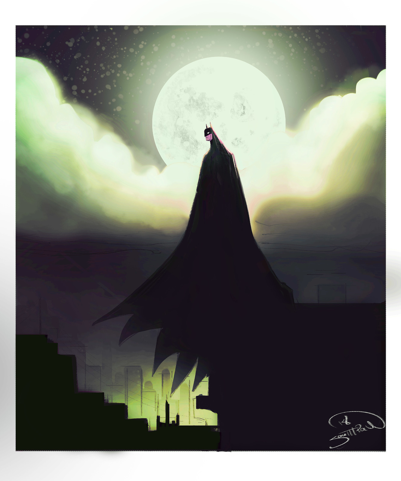 Robb k - moon over batman