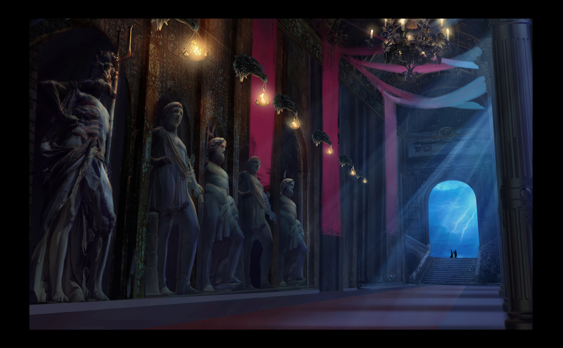 ArtStation - Palace Corridor