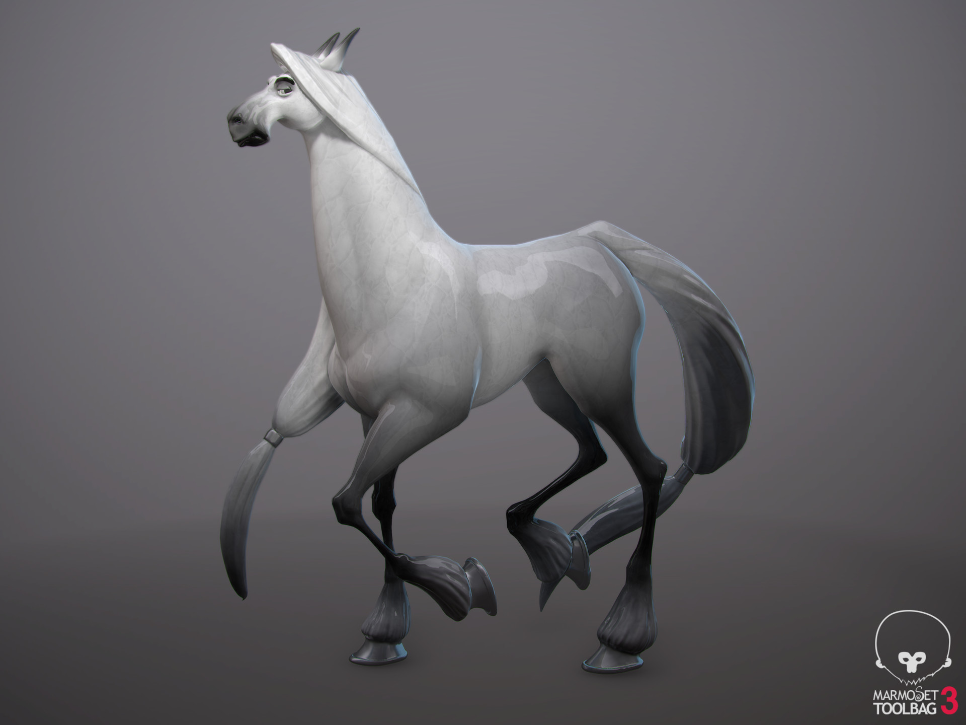 ArtStation - Simple horse